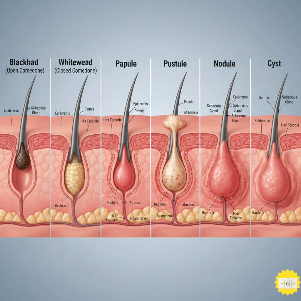 How to Identify & Treat Different Types of Acne: A Complete Guide ...