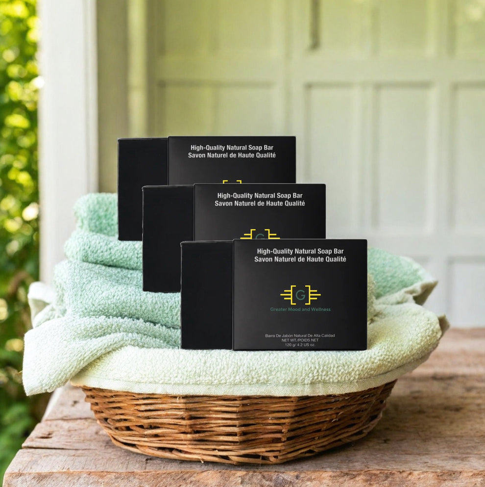 3 Charcoal Soap Bundle – Greater Mood and Wellness